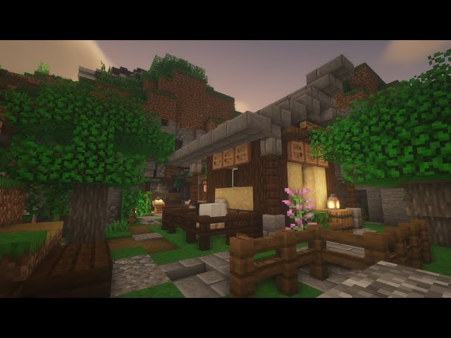Wool - Shepherd Cave Shop Build Idea - [Japanese Theme] Minecraft Map