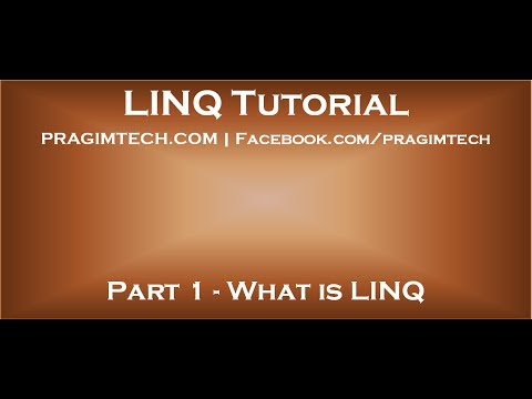 Learn Part 1 What is LINQ - Mind Luster