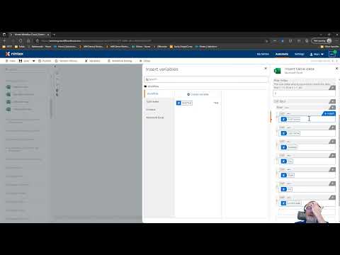 Nintex Workflow Cloud Insert Excel Table Data Action