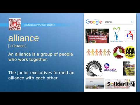 Alliance : C2 level english vocabulary lesson, www.LipLix.com