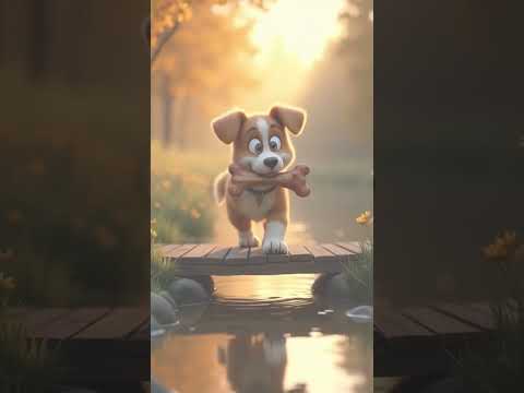 The Greedy Dog – A Moral Story About Greed & Loss | Kids Short | Don’t Be Greedy