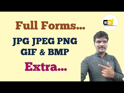 What is the full form of JPG, JPEG, GIF, PNG Etc. & Extra... #fullform #ED_Plus
