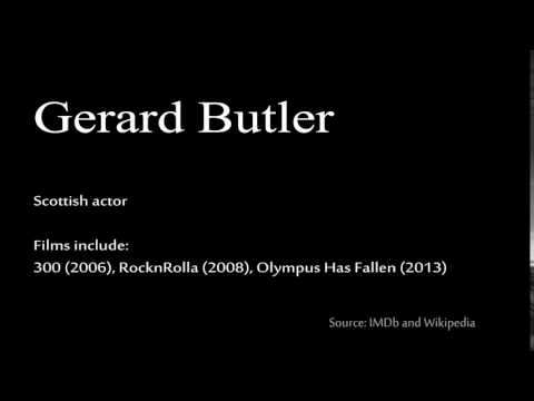 How to pronounce - Gerard Butler
