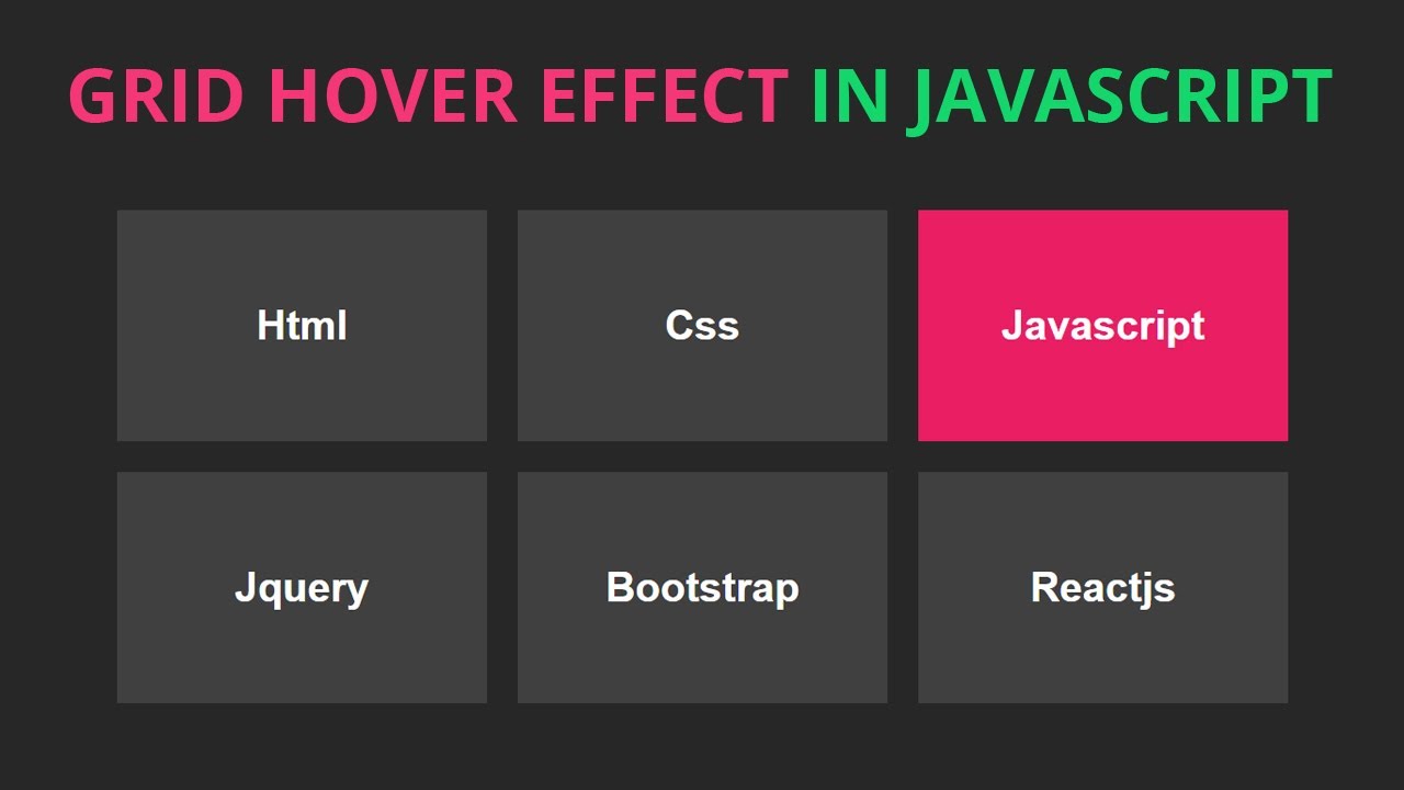 Direction Aware Hover Effect using by Javascript