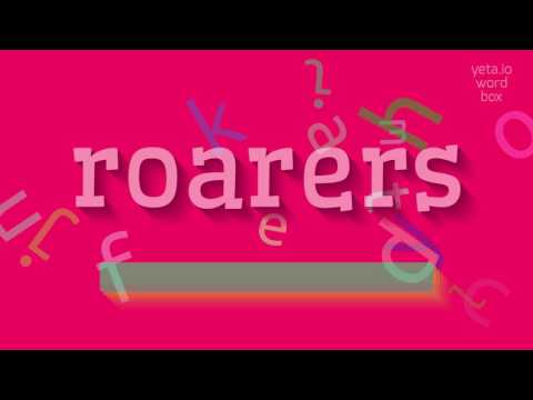 How to say "roarers"! (High Quality Voices)