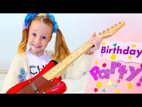 Nastya geht in einen Spielzeugladen um ein Geschenk für den Geburtstag ihrer Freundin zu kaufen