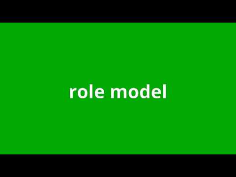what is the meaning of role model