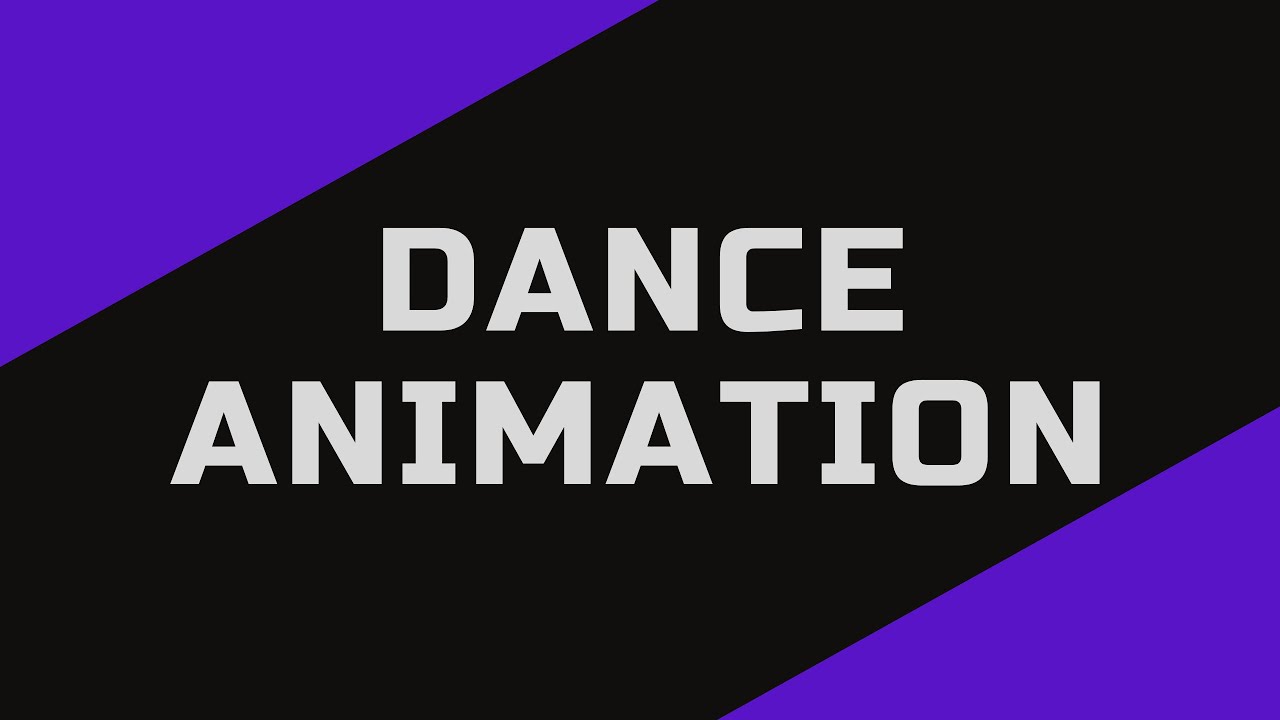 Dance Animation - Contemporary dance sequence