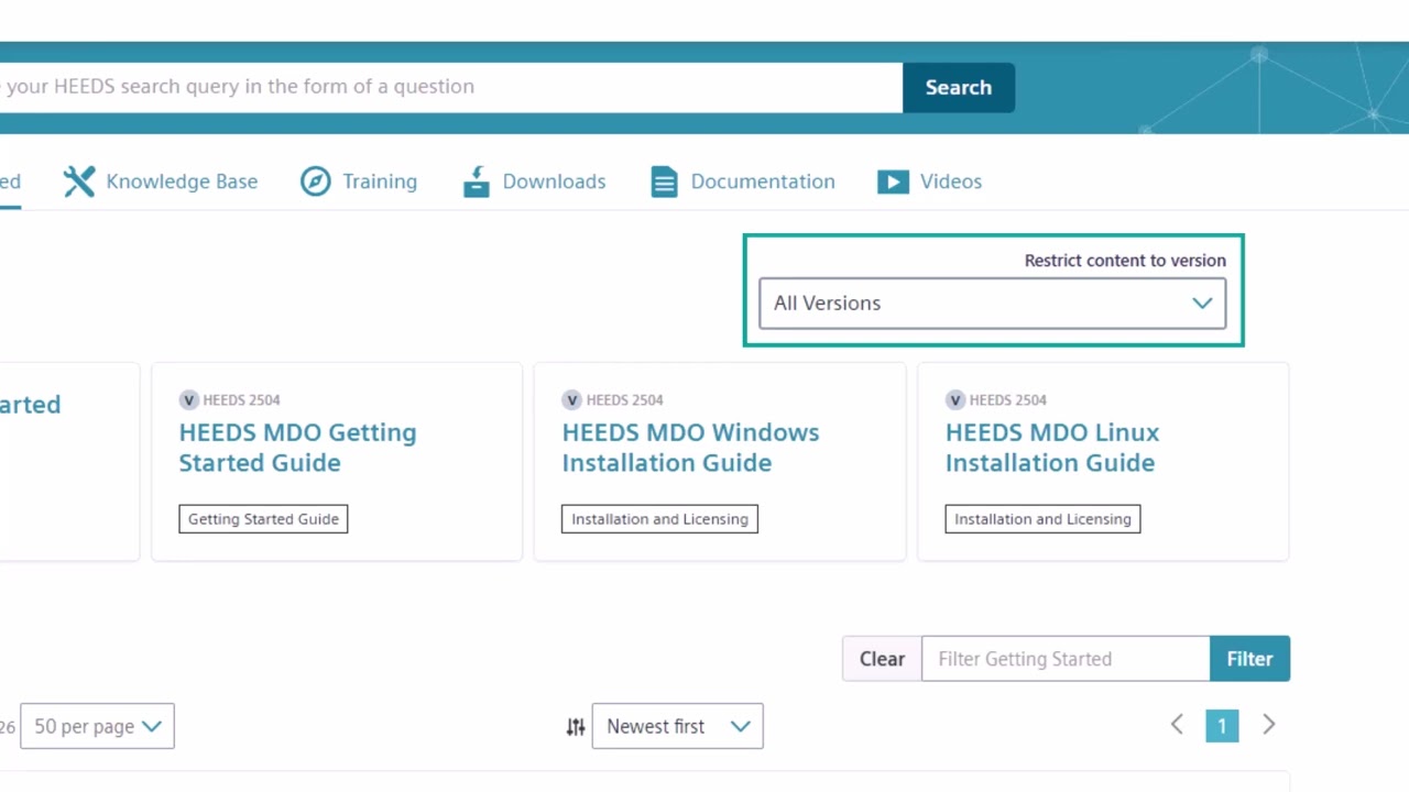Quick Start: Simcenter HEEDS on Support Center