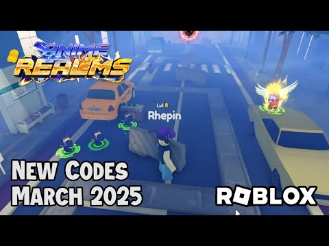 Roblox Anime Realms New Codes March 2025