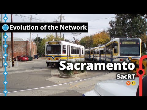 Sacramento's Light Rail Network Evolution