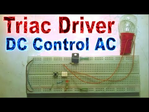Triac driver circuit optocoupler