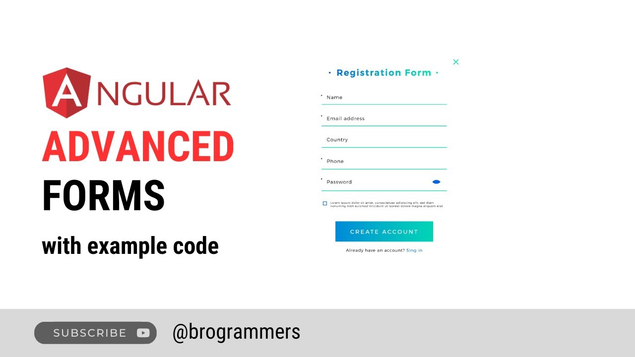 Complex Form Using Tailwind CSS | Angular Reactive Form Example