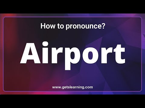 How to pronounce Airport in English Correctly | Common words