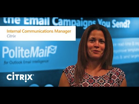 PoliteMail Software, Customer Testimonial - Citrix