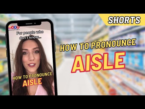 How to pronounce AISLE in English | #Shorts