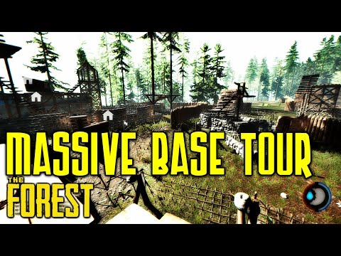 Steam Community :: Video :: Massive Base Tour in The Forest | Base Building