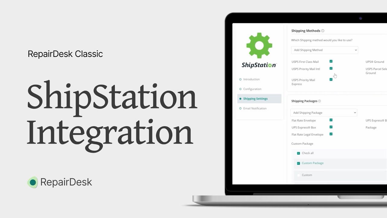 ShipStation Integration Tutorial – RepairDesk Classic