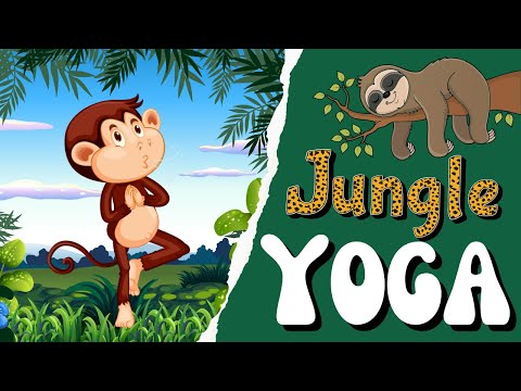 Jungle Yoga | Calming Yoga for kids | Kids Yoga | Yoga Brain Break | Spring Yoga
