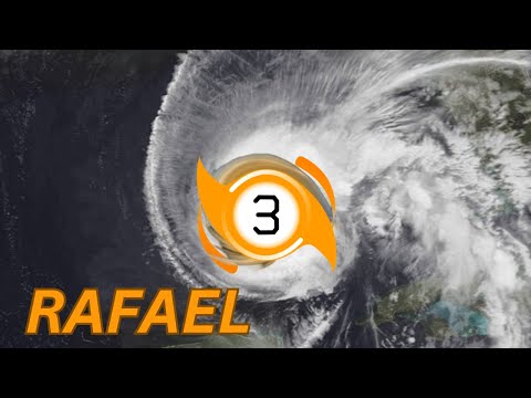 Track of Hurricane Rafael (2024)