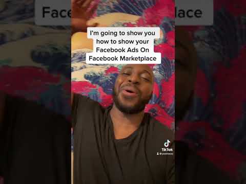How To Show Your Facebook Ads On Facebook Marketplace