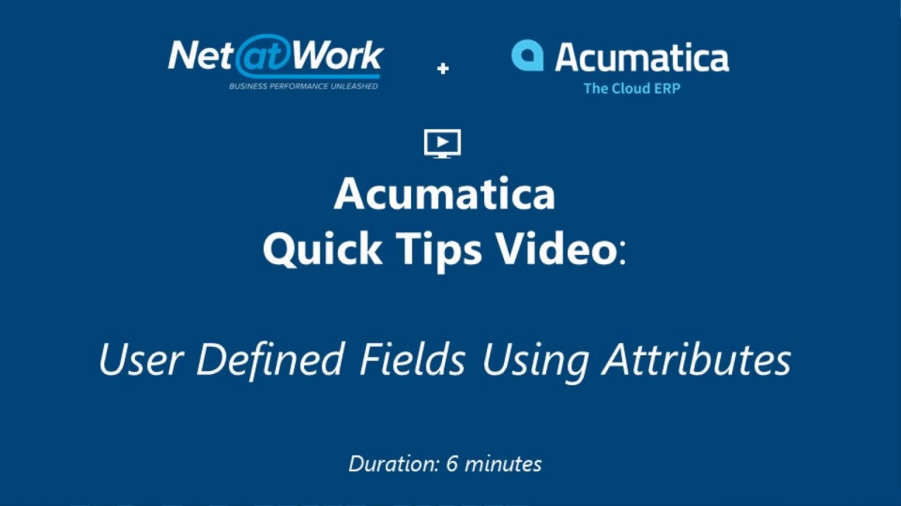 Attributes Tips: User Defined Fields Using Attributes