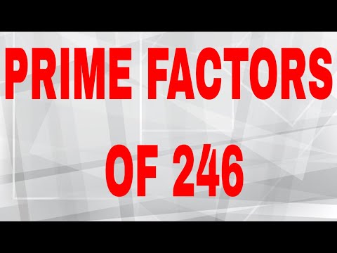 Prime factors of 246