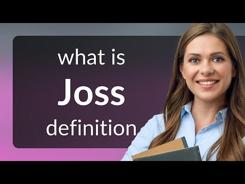 Joss | what is JOSS meaning