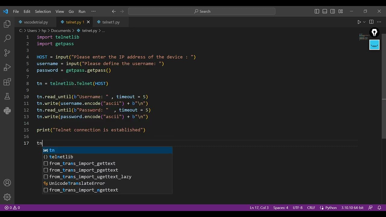 Day 10 : Telnetlib advance | Python for Network Engineers | Hindi