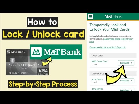 Lock/Unlock M&T Bank Credit or Debit Card | M&T Credit/Debit Card Freeze/Unfreeze/Block/Unblock
