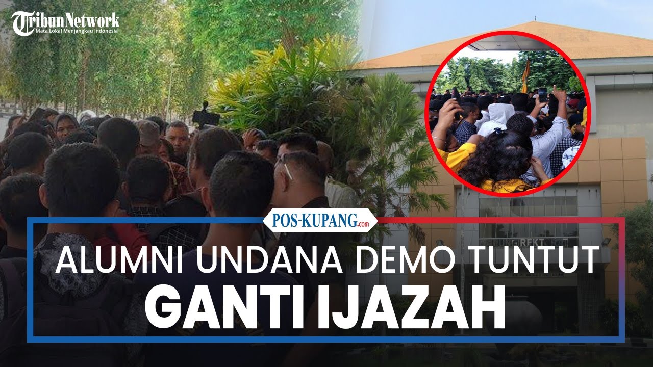 Alumni Undana Demo di Gedung Rektorat, Tuntut Ganti Ijazah