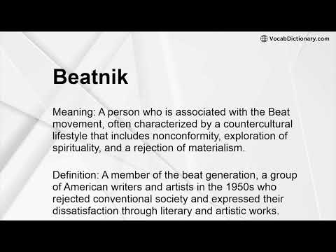 Beatnik Meaning