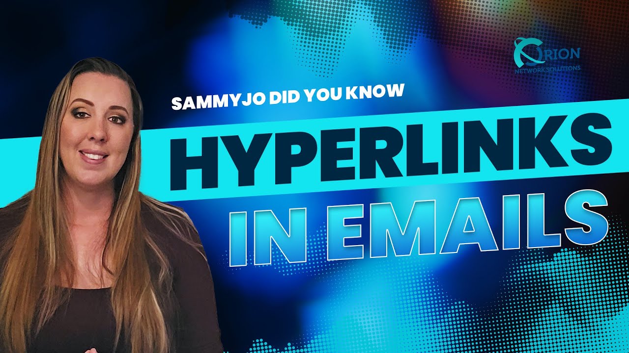 How To Add A Hyperlink In An Email?  GMail or Outlook