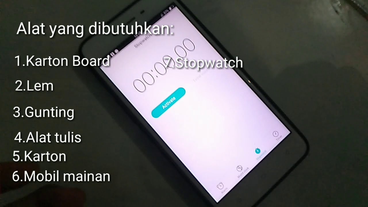 Tugas Fisika cara membuat alat peraga GLB dan GLBB