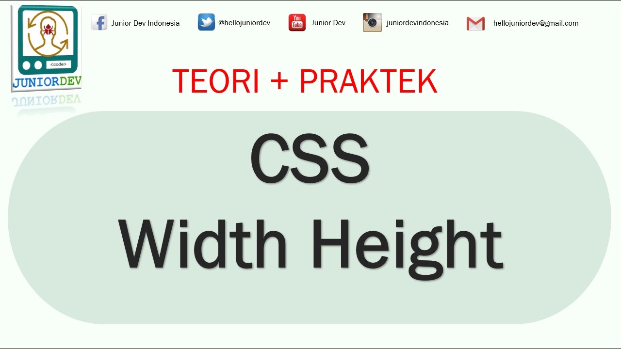 Menentukan Lebar dan Tinggi Elemen Max dan Min | Tutorial CSS (part 10)