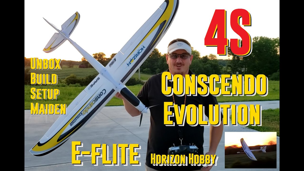 E-flite - Conscendo Evolution - Unbox, Build, Setup, & Maiden Flight