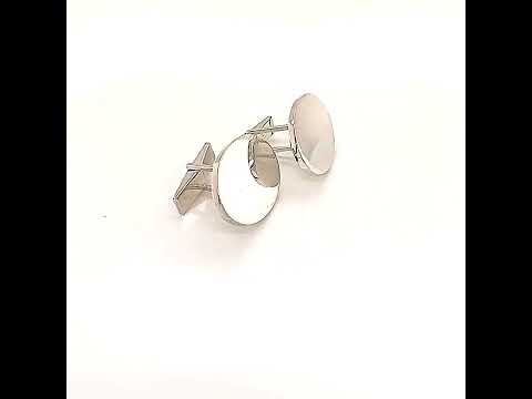 TIFFANY & CO ESTATE STERLING SILVER CUFFLINKS 18.4 GRAMS TIF113