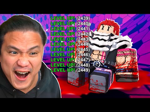 Hitting Max Level By Killing Dough King FAIL Blox Fruits