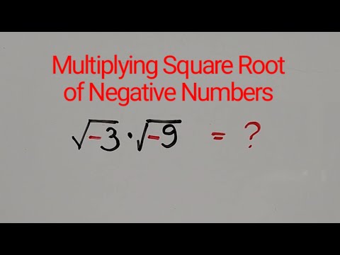 Multiplying Square Root of Negative Numbers