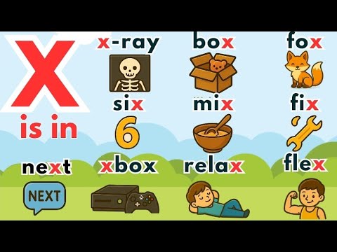 10 X Words That Start With X - Learn 10 Words with the Letter X