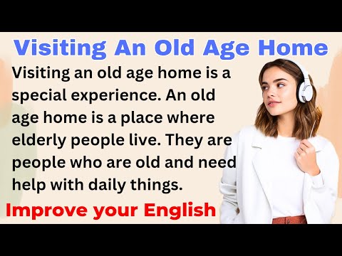 Visiting An Old Age Home | Improve your English | Everyday Speaking | Level 1 | Shadowing Method