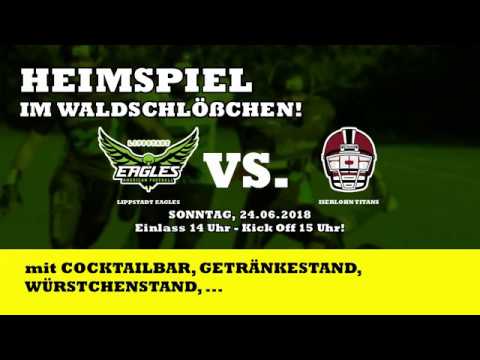 Spieltagsankündigung: Lippstadt Eagles vs. Iserlohn Titans (24.06.2018)