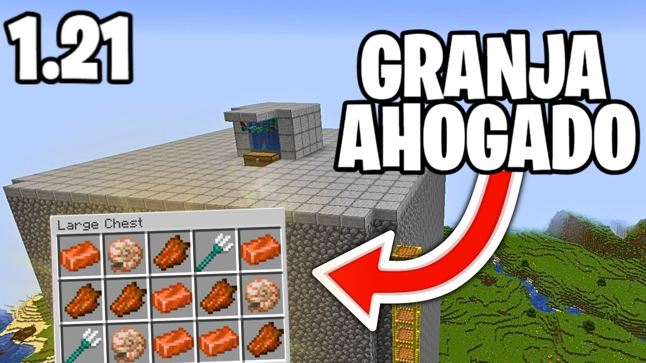 Tutorial de la Granja de AHOGADO 1.21 Minecraft Java