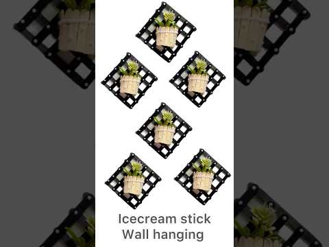 Icecream stick crafts for kids #diy #shorts #satisfying #wallhanging #shortsfeed #viralshorts #kids