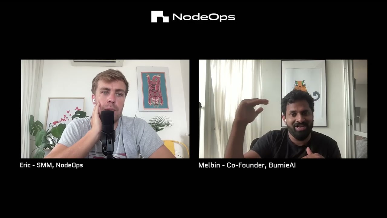 Fireside chat with BurnieAI & NodeOps Network