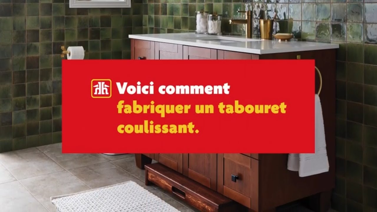 Marchepied coulissant à faire soi-même | Modèle compact facile à assembler