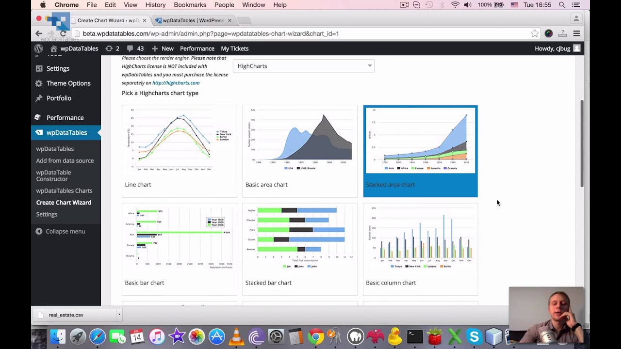 How to Edit WordPress Charts created by wpDataTables plugin