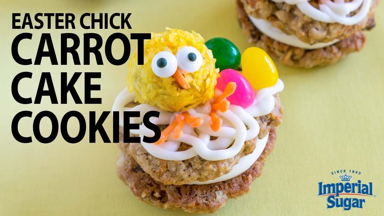 How to Make Easter Chick Carrot Cake Cookies
