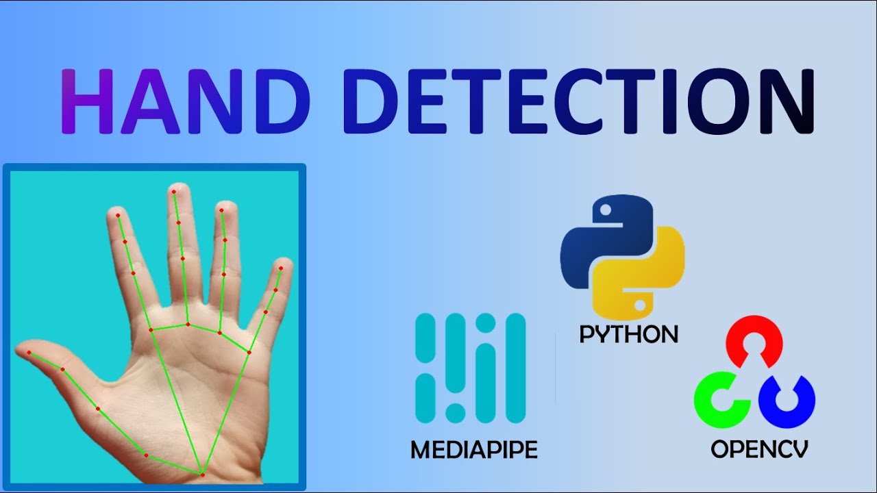 Python hand landmark detection
