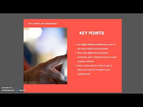 How to Find Scholarly and Peer Reviewed Articles